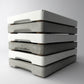 Rectangular concrete valet tray - natural grey or white – Sarus Originals